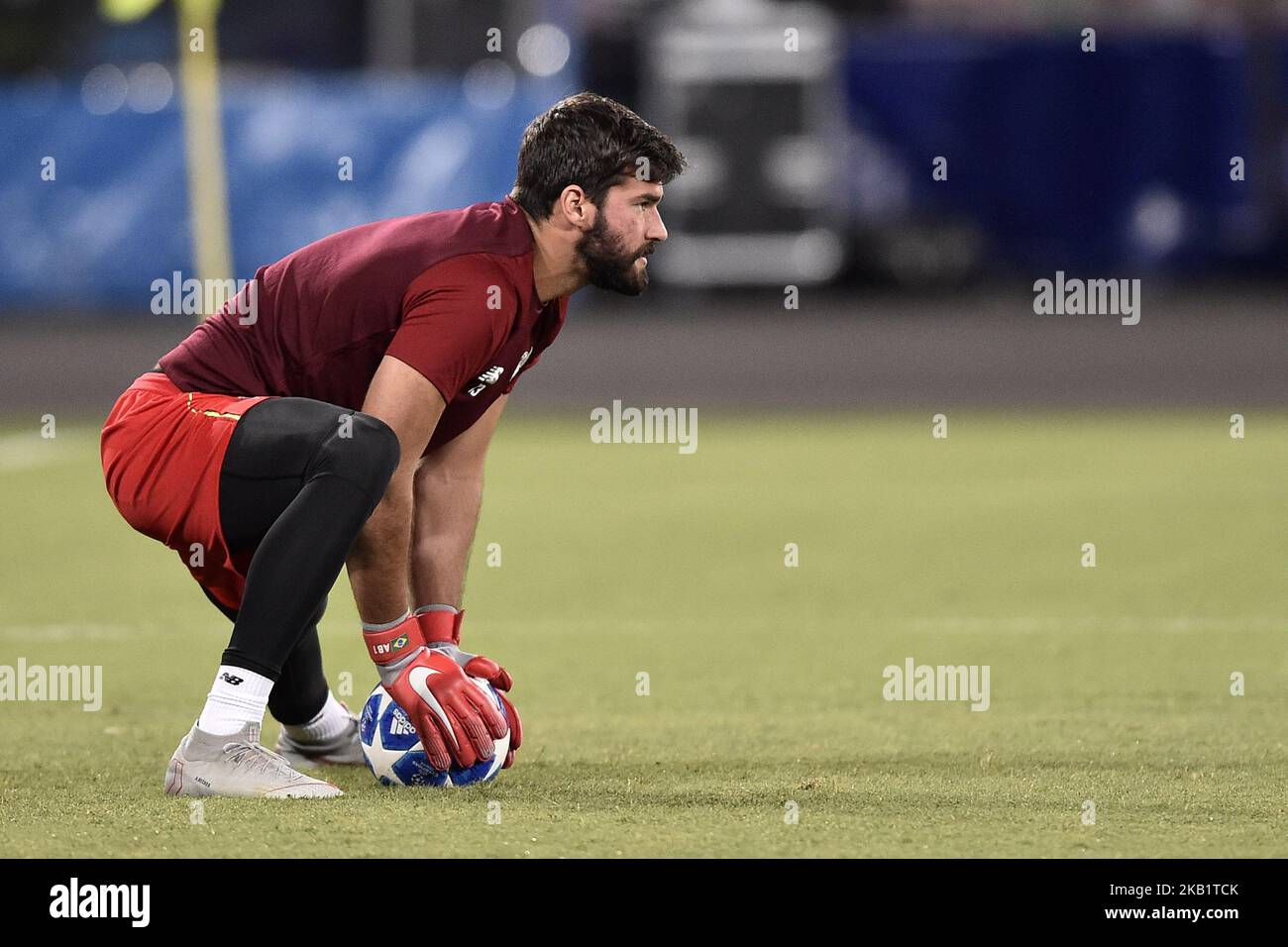 Alisson Becker of Liverpool during the UEFA Champions League group C ...
