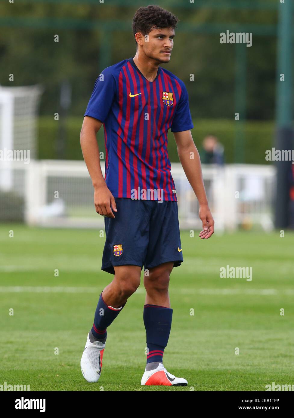 Enfield, UK. 03 October, 2018 Lima Lucas de Vega of FC Barcelona during ...