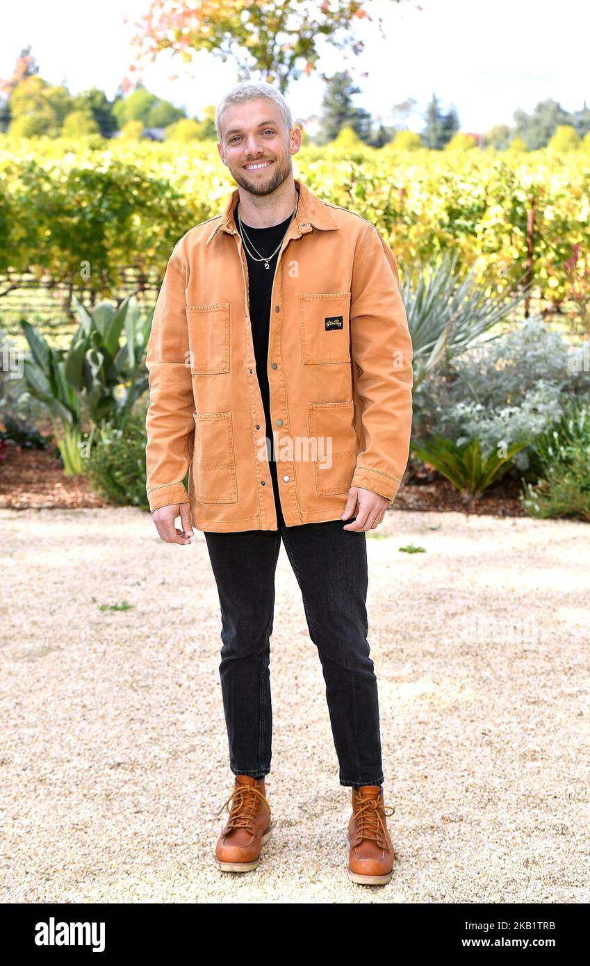 St. Helena, USA. 02nd Nov, 2022. John K aka John Poulson Keyser poses ...