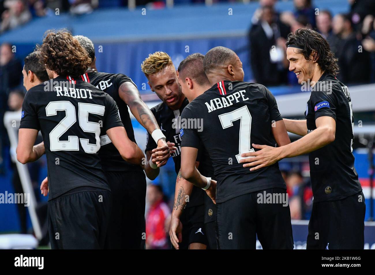 Killian mbappe adrien rabiot edison roberto cavani neymar jr hi-res ...