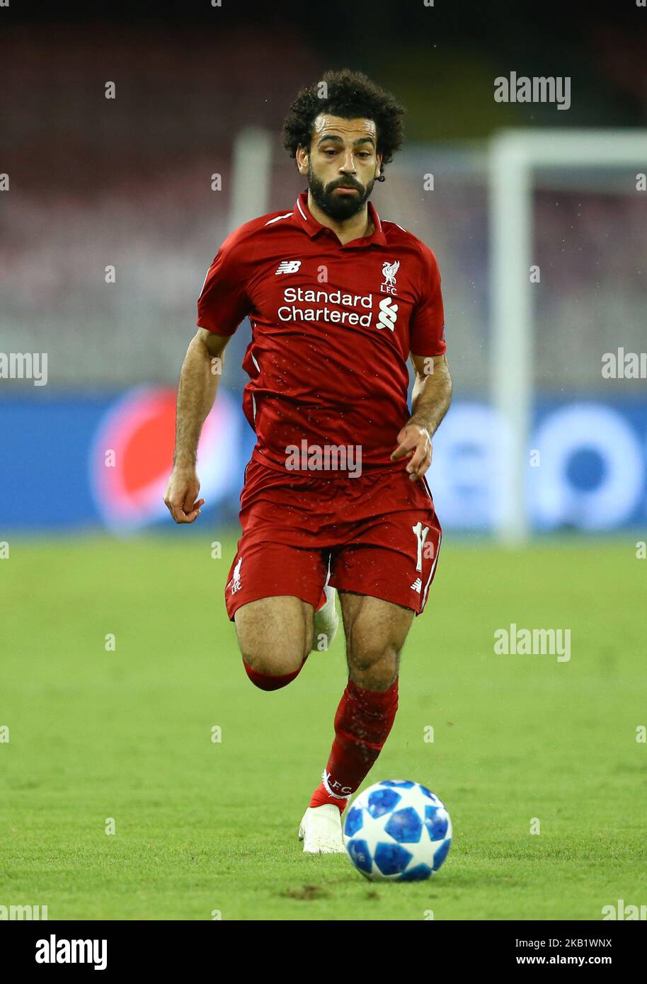 SSC Napoli v FC Liverpool - UEFA Champions League Group C Mohamed Salah ...