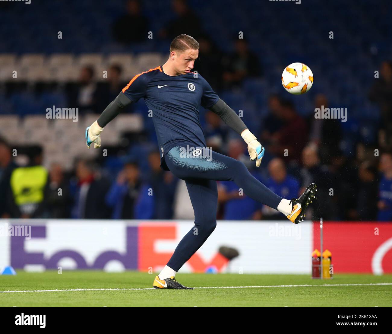 London, England - October 04: Marchin Bulka of Chelsea during UAFA ...