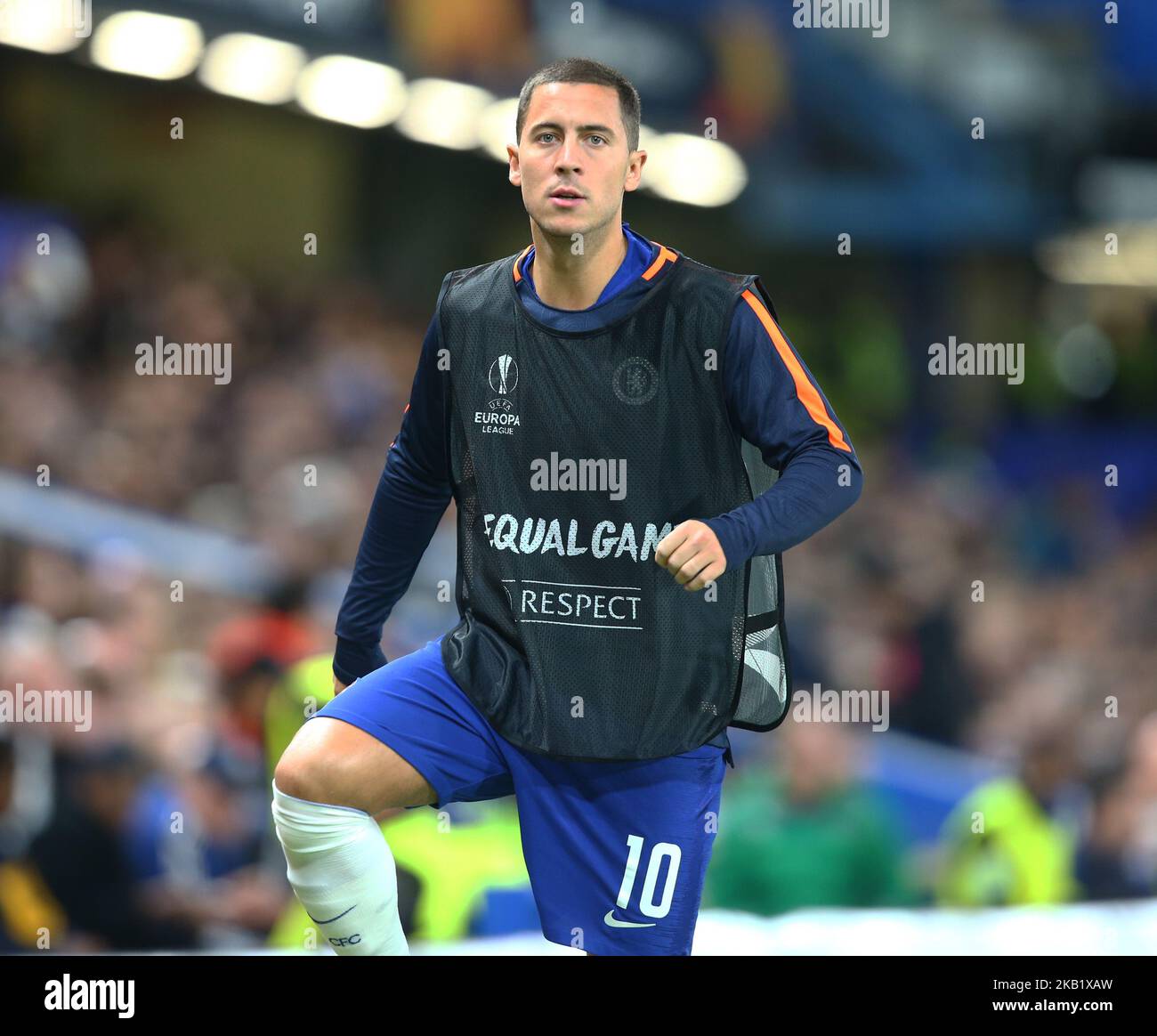 London, England - October 04: Chelsea's Eden Hazard during UAFA Europa ...