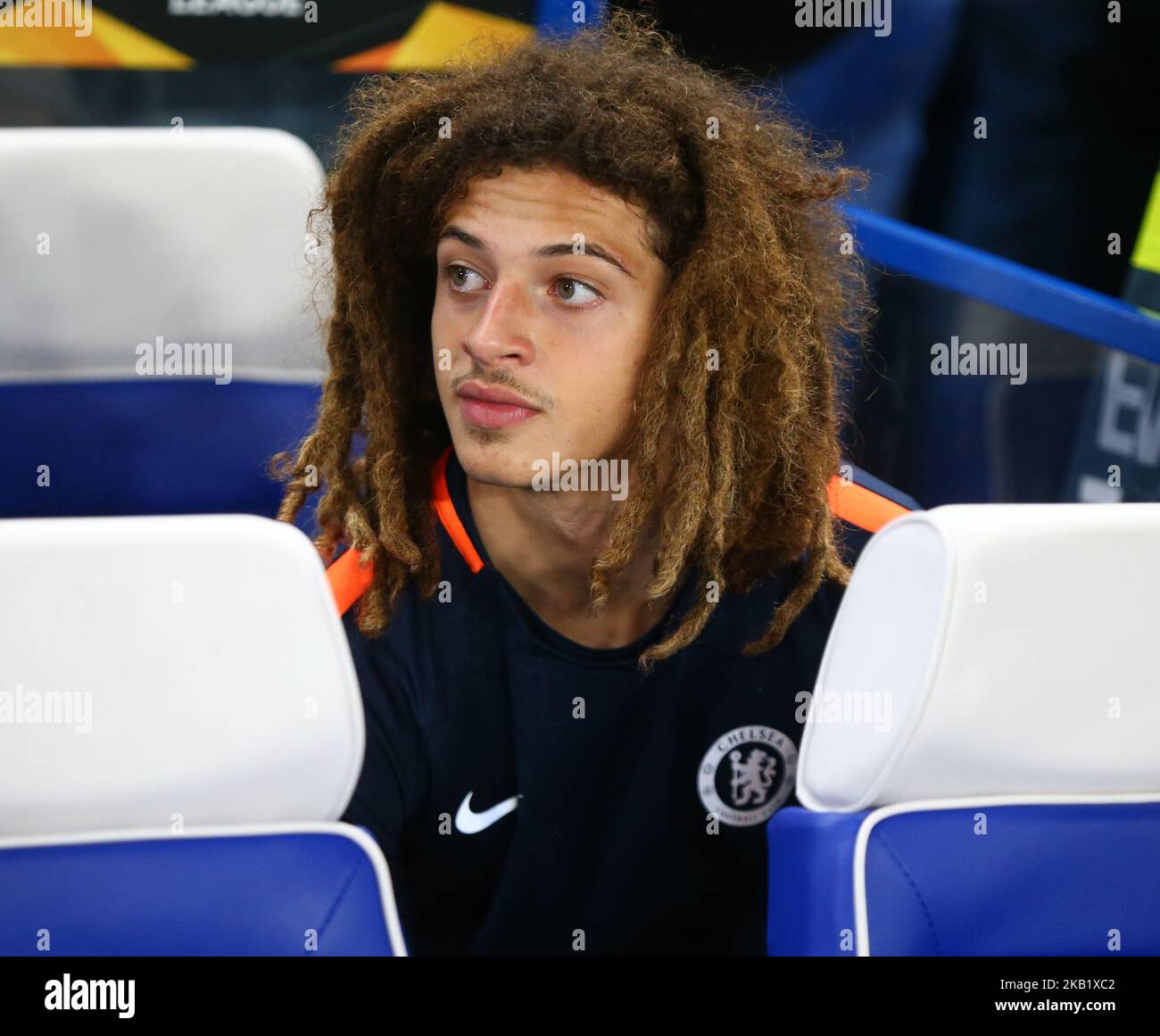London, England - October 04: Chelsea's Ethan Ampadu during UAFA Europa ...