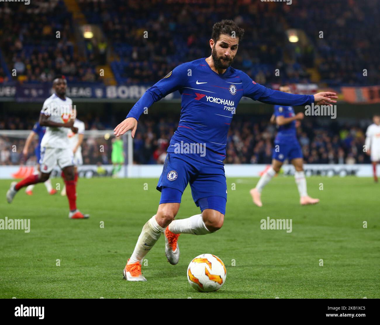 London, England - October 04: Chelsea's Cesc Fabregas during UAFA ...