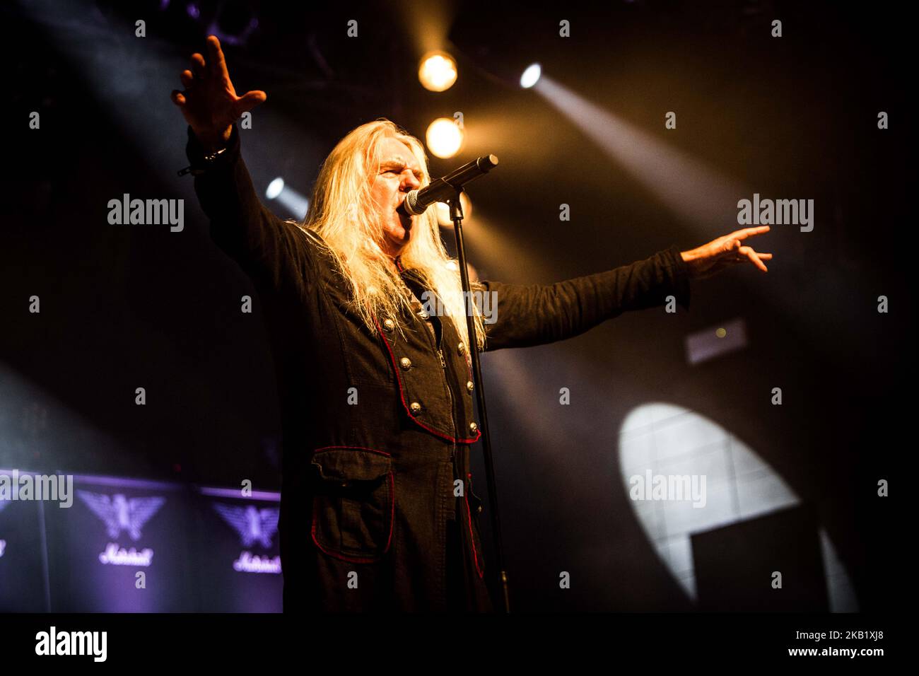 Biff Byford of the english heavy metal band Saxon performing live at ...