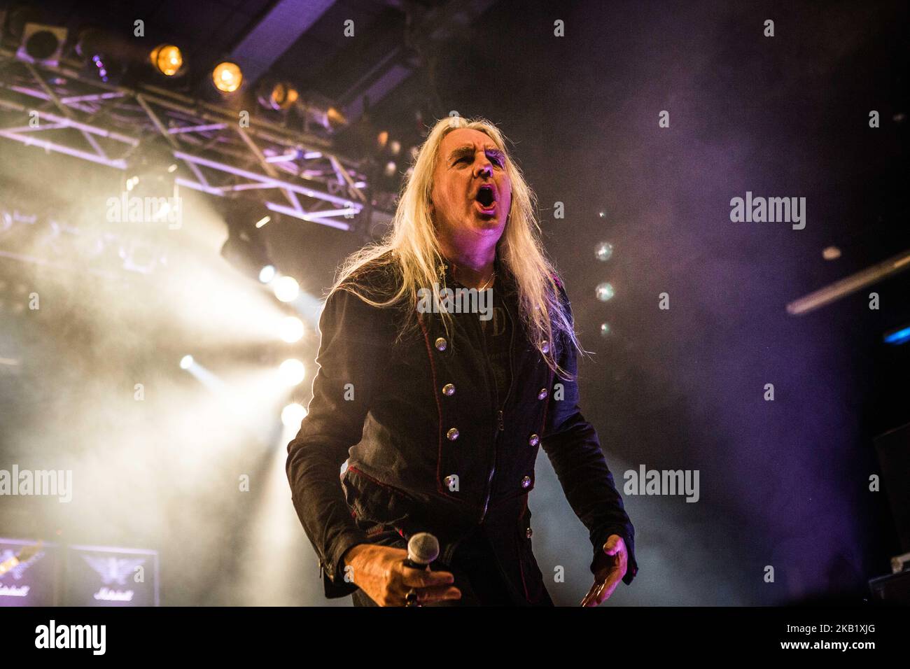 Biff Byford of the english heavy metal band Saxon performing live at ...