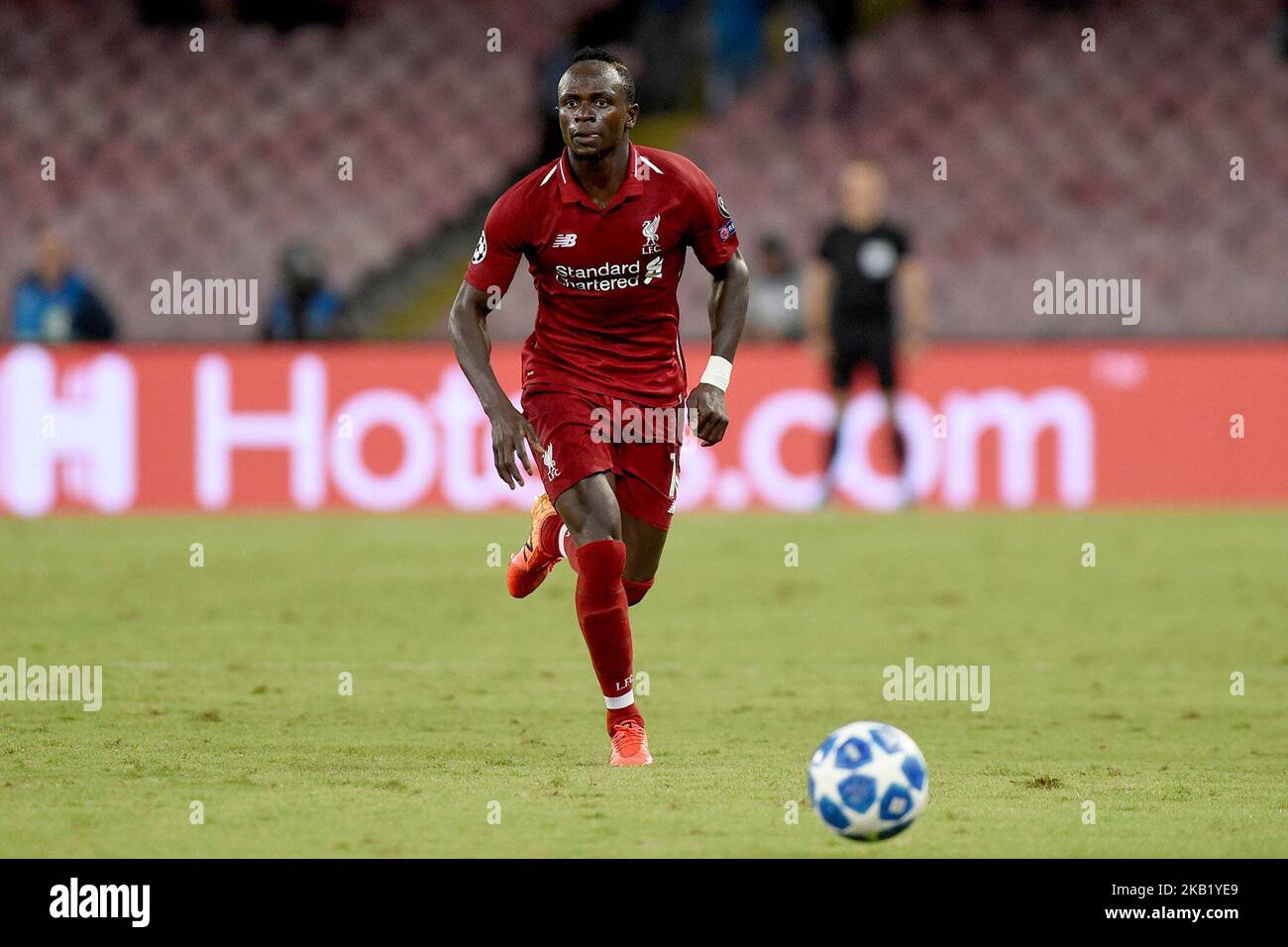 Sadio Mane of Liverpool FC during the UEFA Champions League match ...