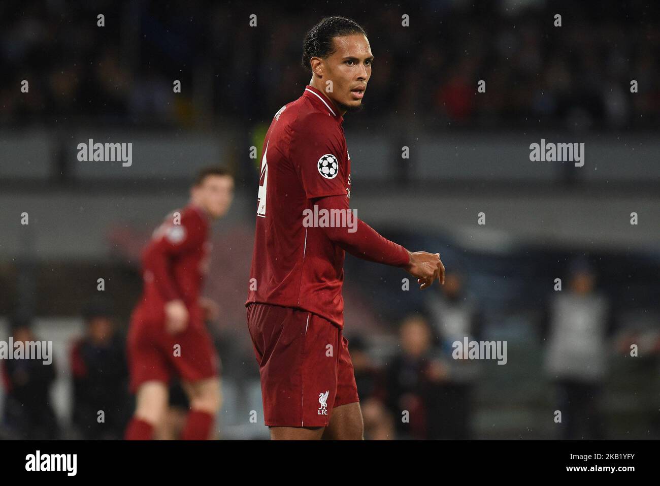 Virgil van Dijk of Liverpool FC during the UEFA Champions League match ...