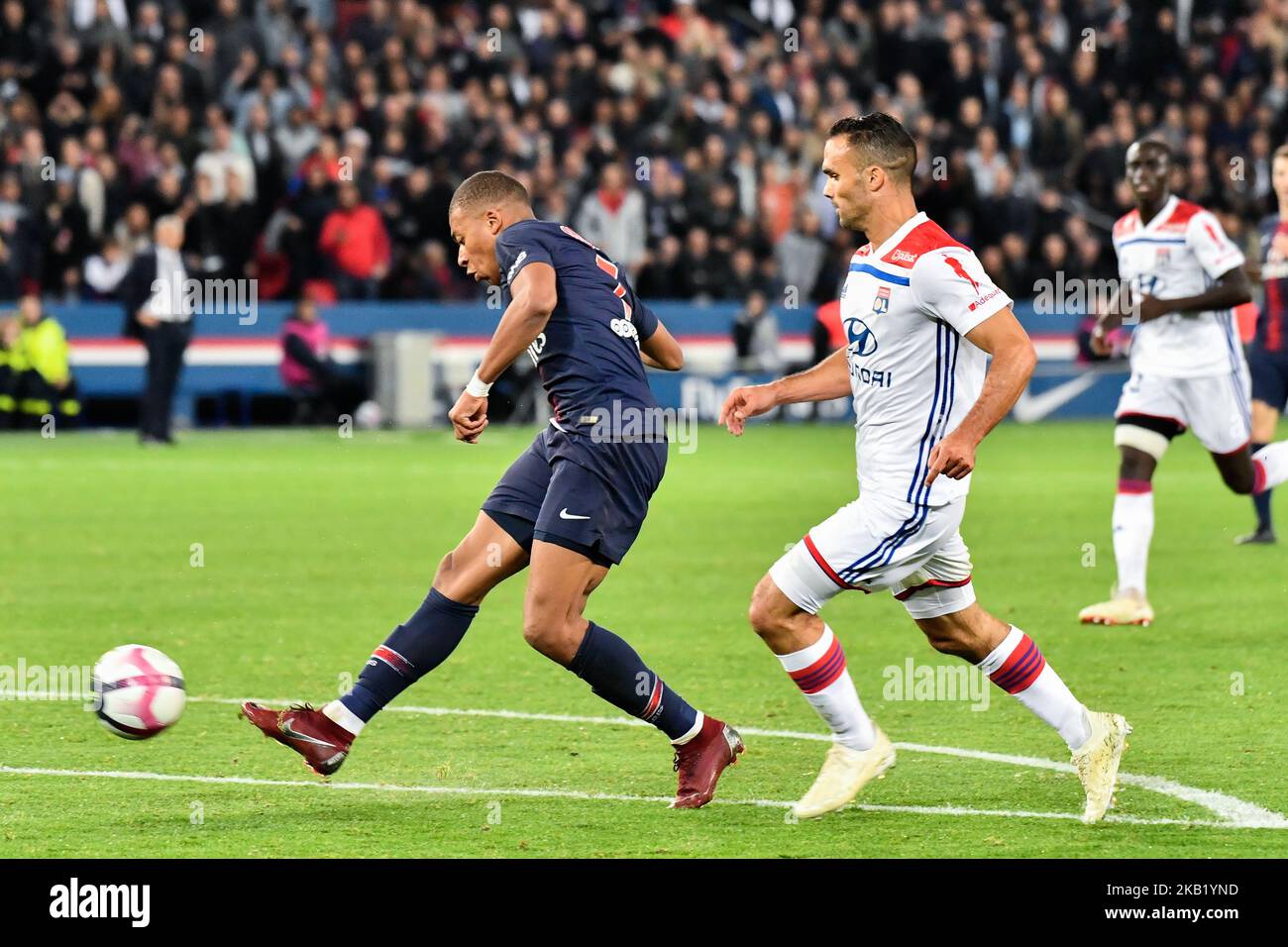 Killian Mbappe during the french Ligue 1 match between Paris Saint ...