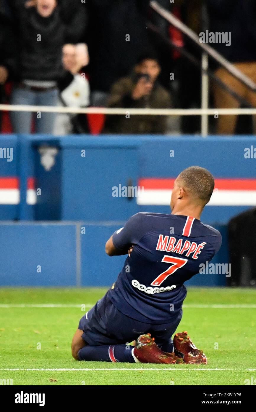 Killian Mbappe during the french Ligue 1 match between Paris Saint ...