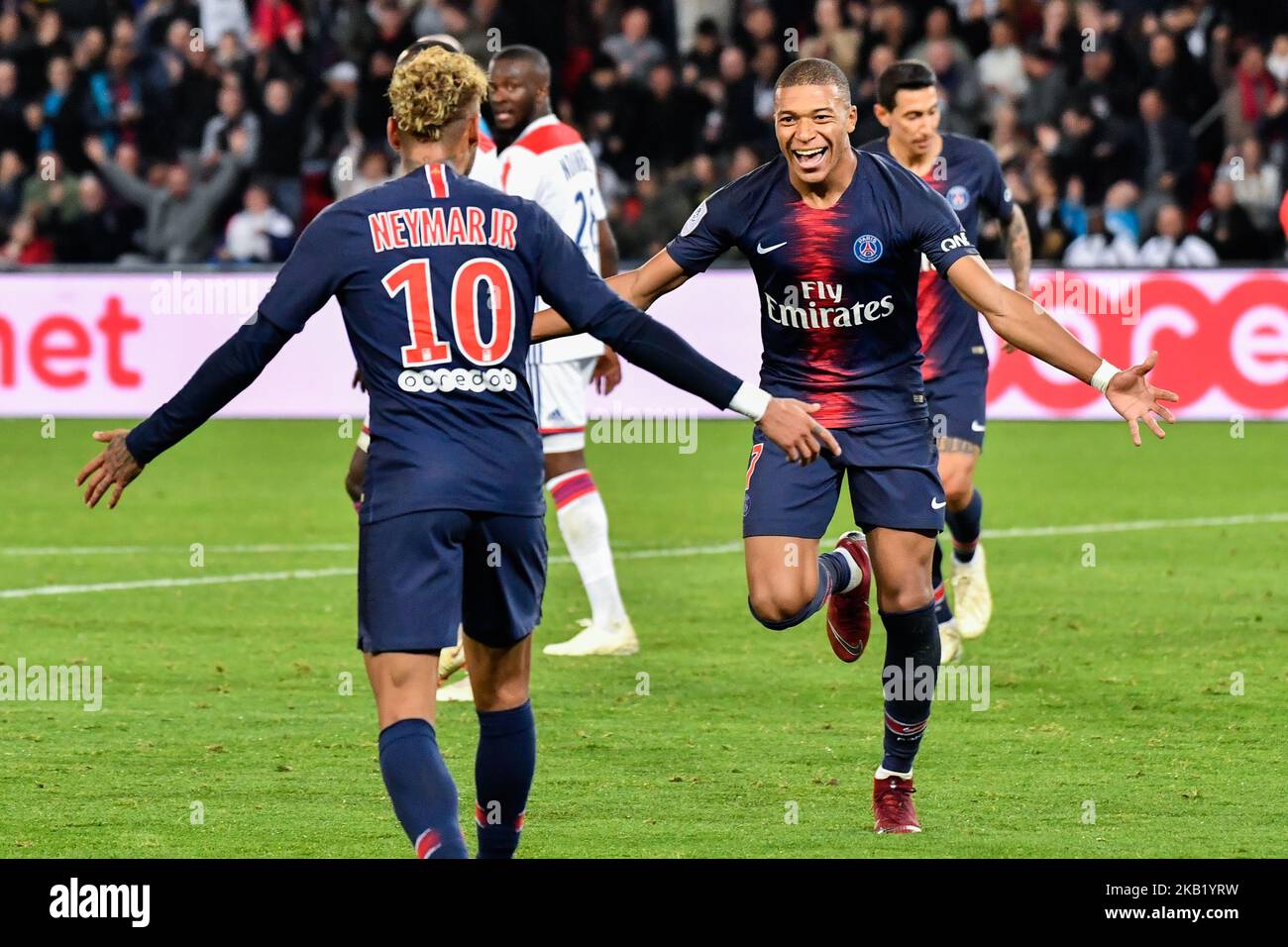 Killian Mbappe during the french Ligue 1 match between Paris Saint ...