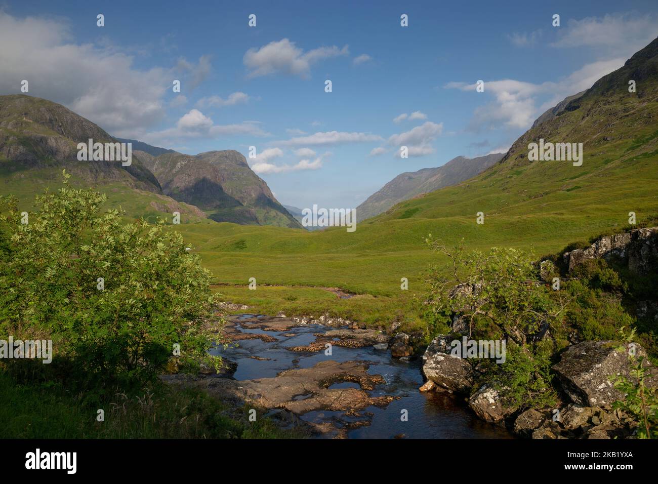 Mountains and valleys in Glencoe, Scotland Stock Photo - Alamy