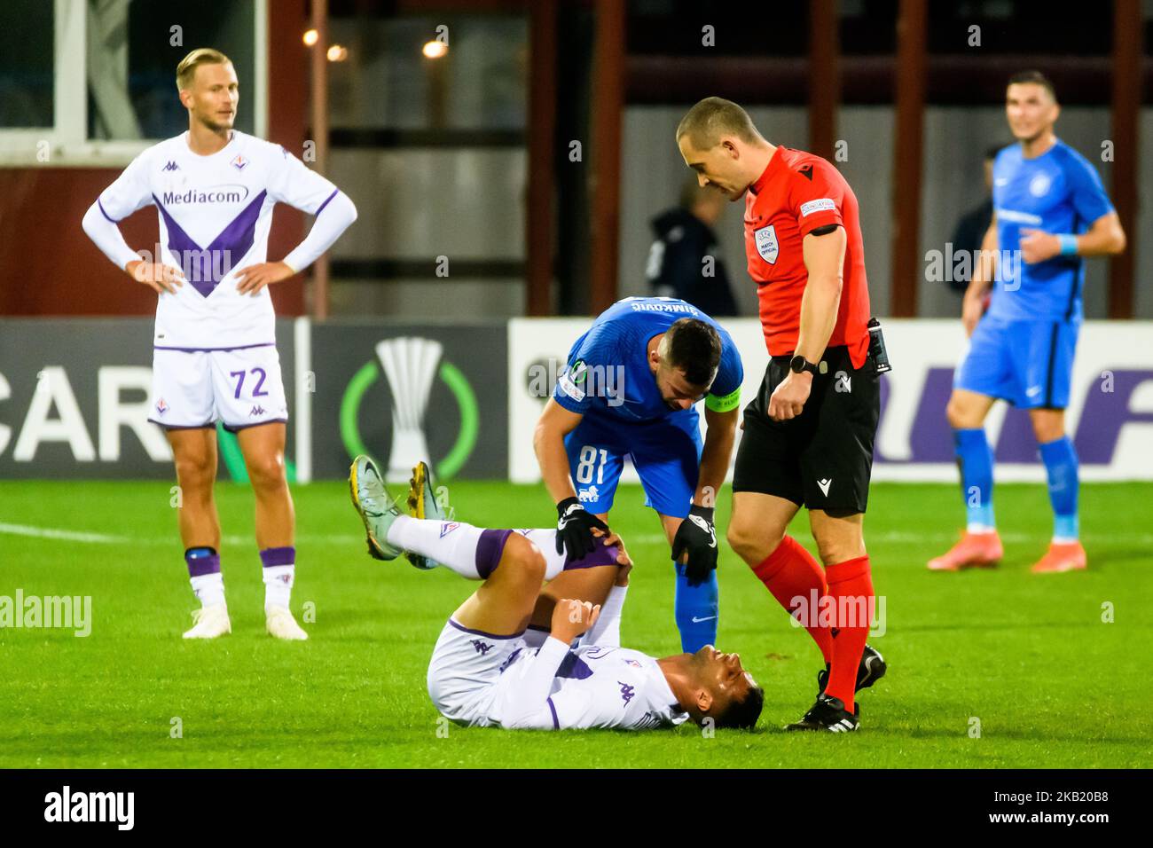 RIGA, LATVIA. 3rd November 2022. Tomas Simkovic (2nd from right) and ...