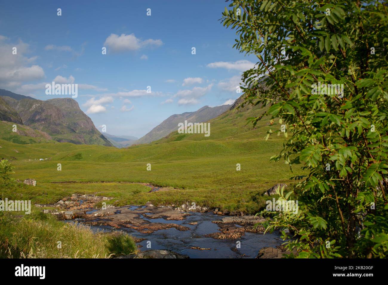 Mountains and valleys in Glencoe, Scotland Stock Photo - Alamy