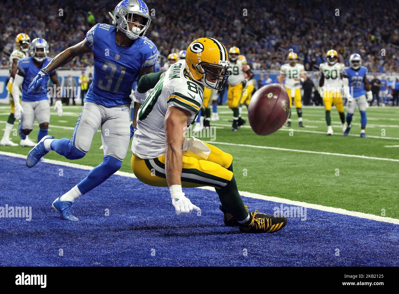 Green bay packers tight end jimmy graham hi-res stock photography and ...
