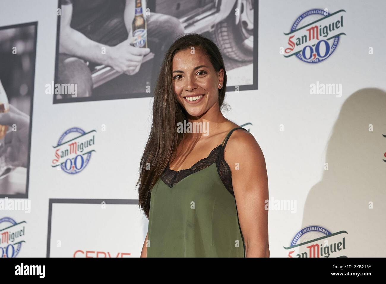 Saleta Castro attends to San Miguel RO,OM presentation at Gymage ...