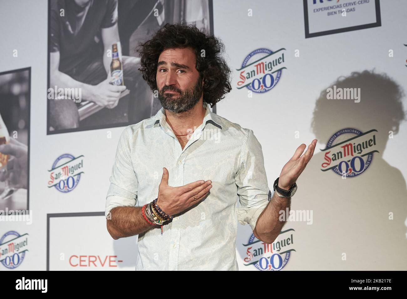 Raul Gomez attends to San Miguel RO,OM presentation at Gymage Theatre ...