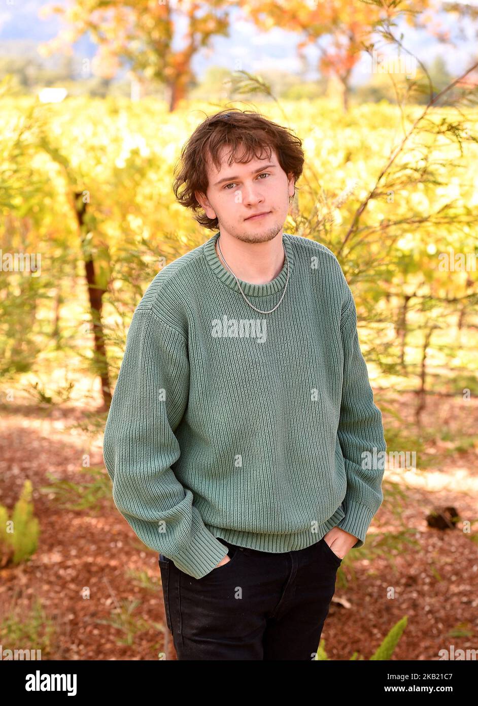 Fritz Hager poses for a portrait on Day 2 of Live In The Vineyard 2022 ...