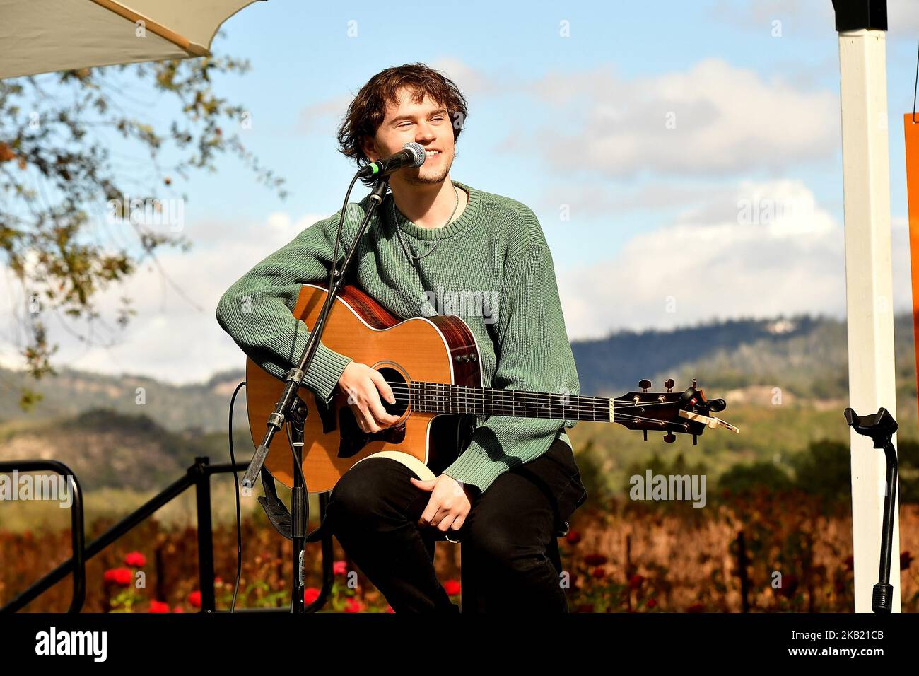 Fritz Hager performs on Day 2 of Live In The Vineyard 2022 at Raymond ...
