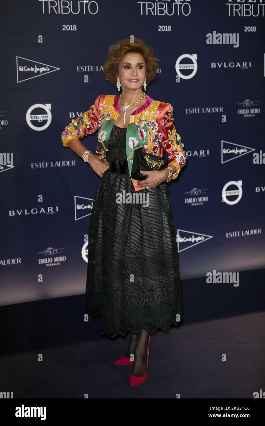 Naty Abascal attends to "TELVA Tributo. Una cronica de moda. Coleccion ...