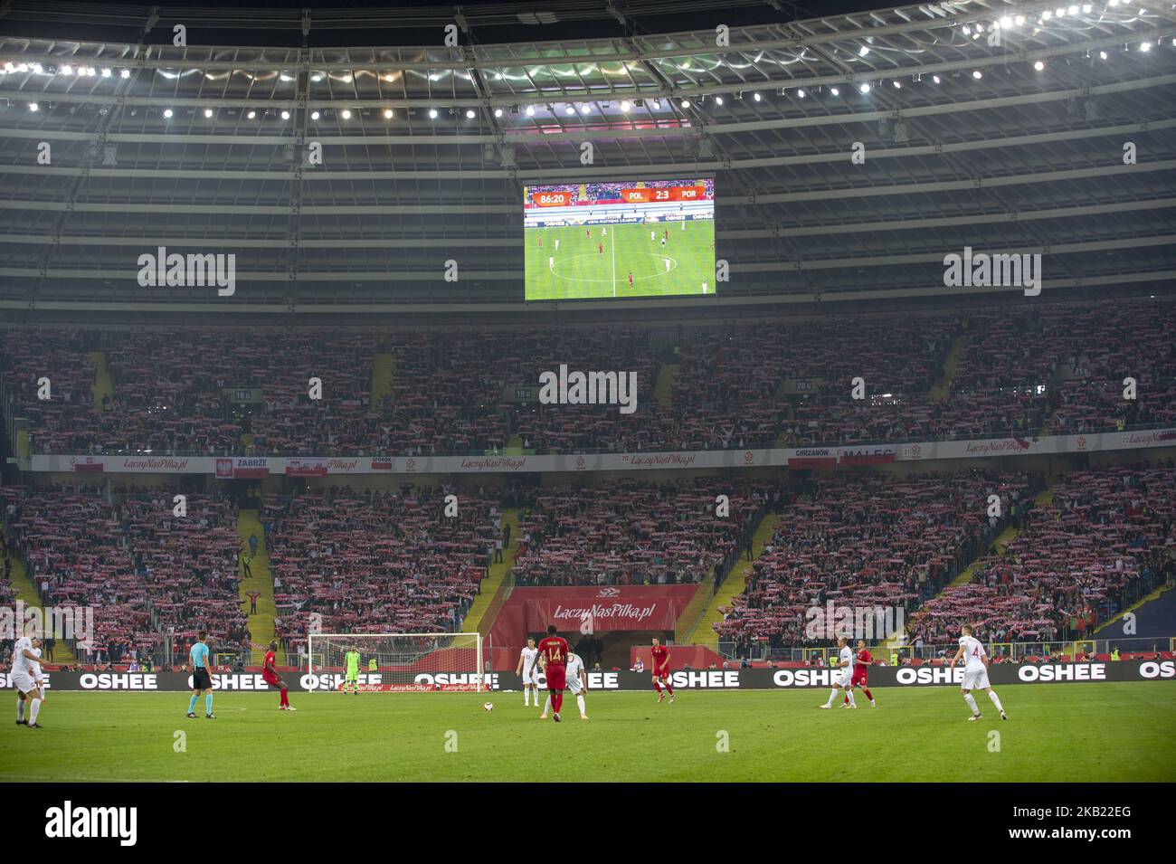 Football slaski stadium general view hi-res stock photography and ...