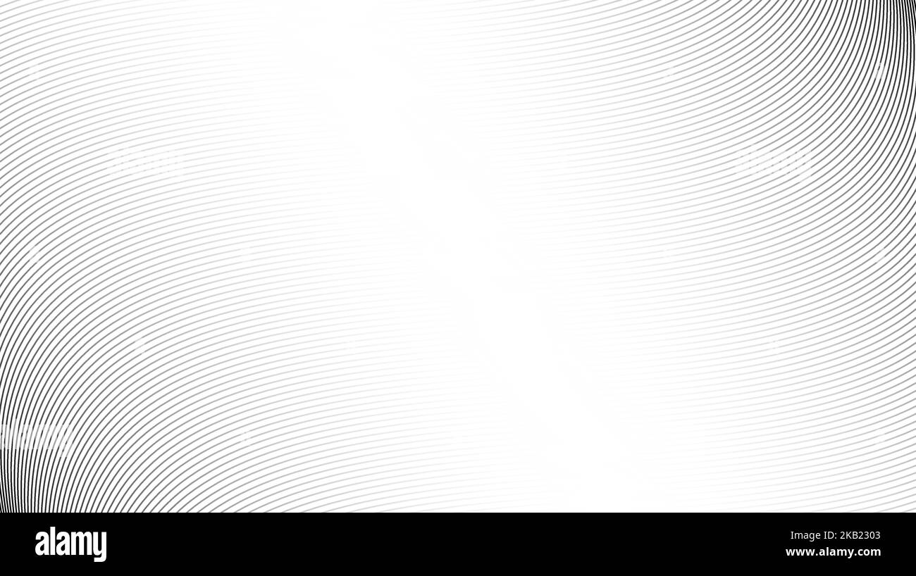 Wavy lines background. Abstract gray stripes texture. Warped and curved ...