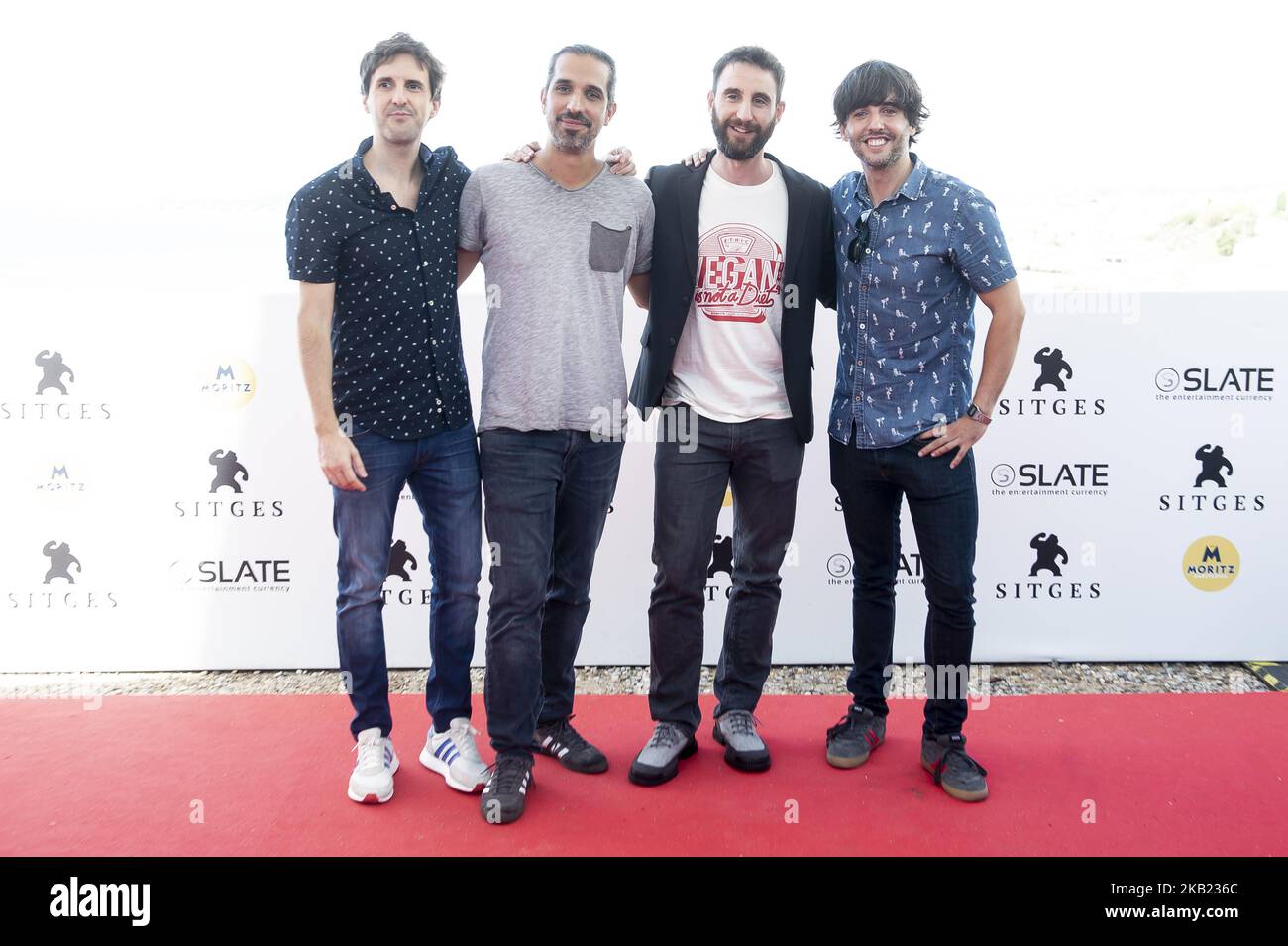 Actor Julian Lopez, Director Javier Ruiz Caldera, actor Dani Rovira and ...