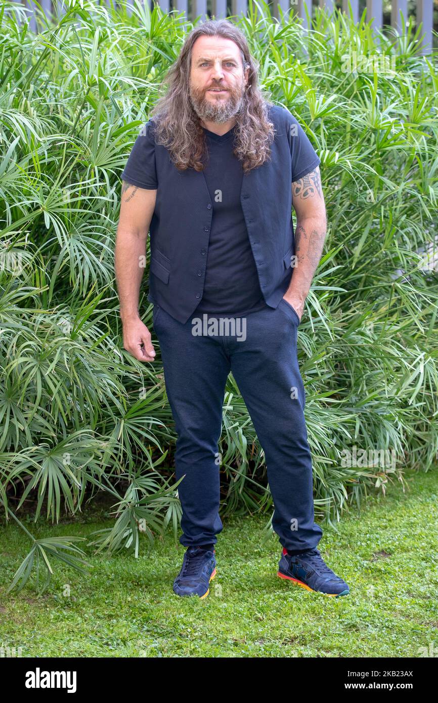 Mirko Frezza during the photocall for the fiction RAI "Rocco Schiavone ...