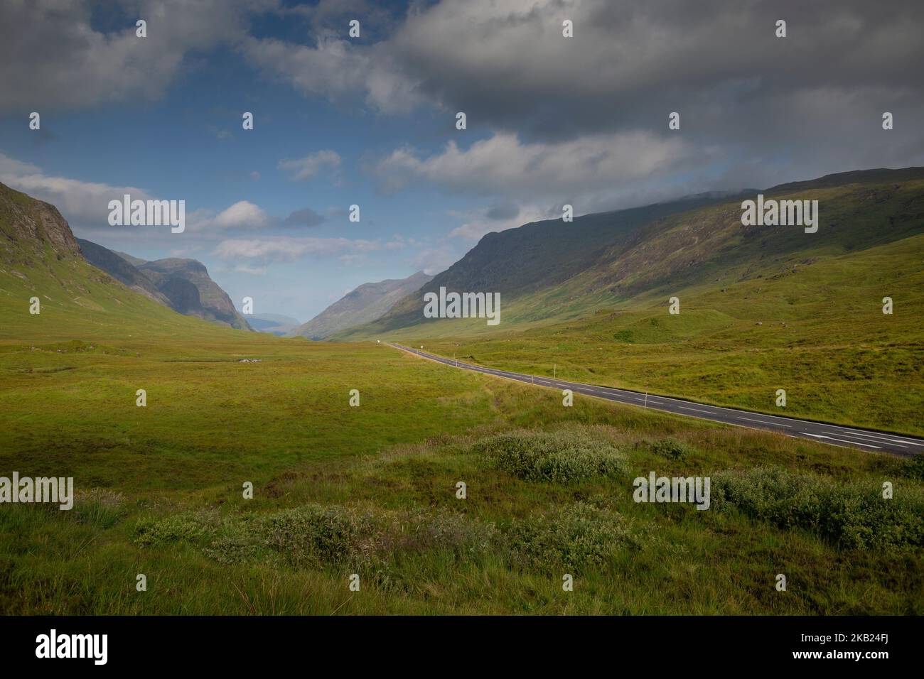 A82 road through Glencoe in the Scottish Highlands Stock Photo - Alamy