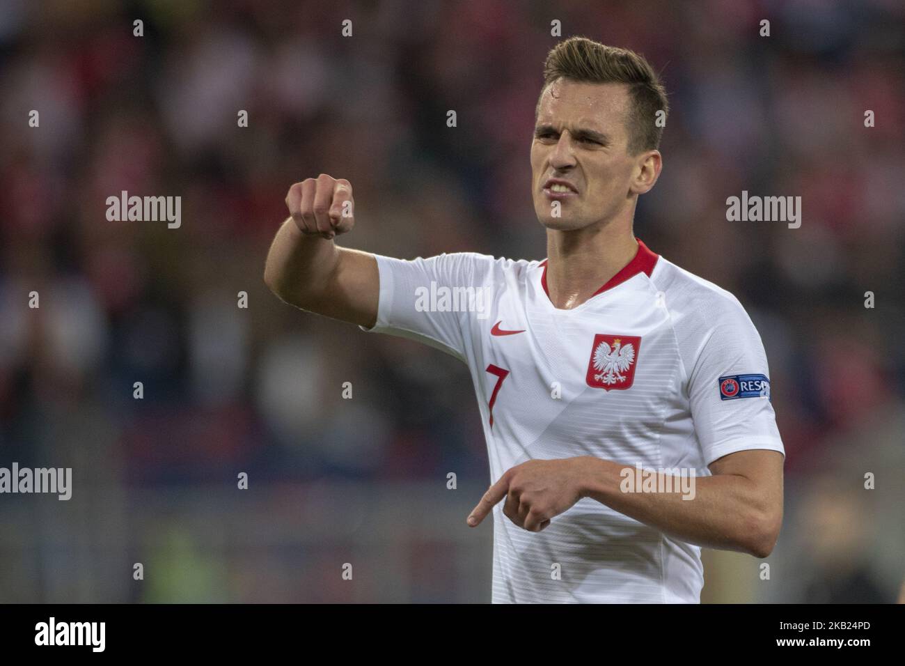 Polish footballers disappointed hi-res stock photography and images - Alamy