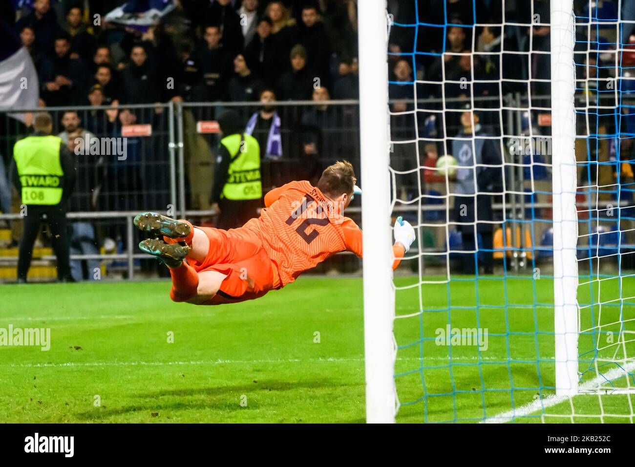 RIGA, LATVIA. 3rd November 2022. Pavels Steinbors, during UEFA Europa ...