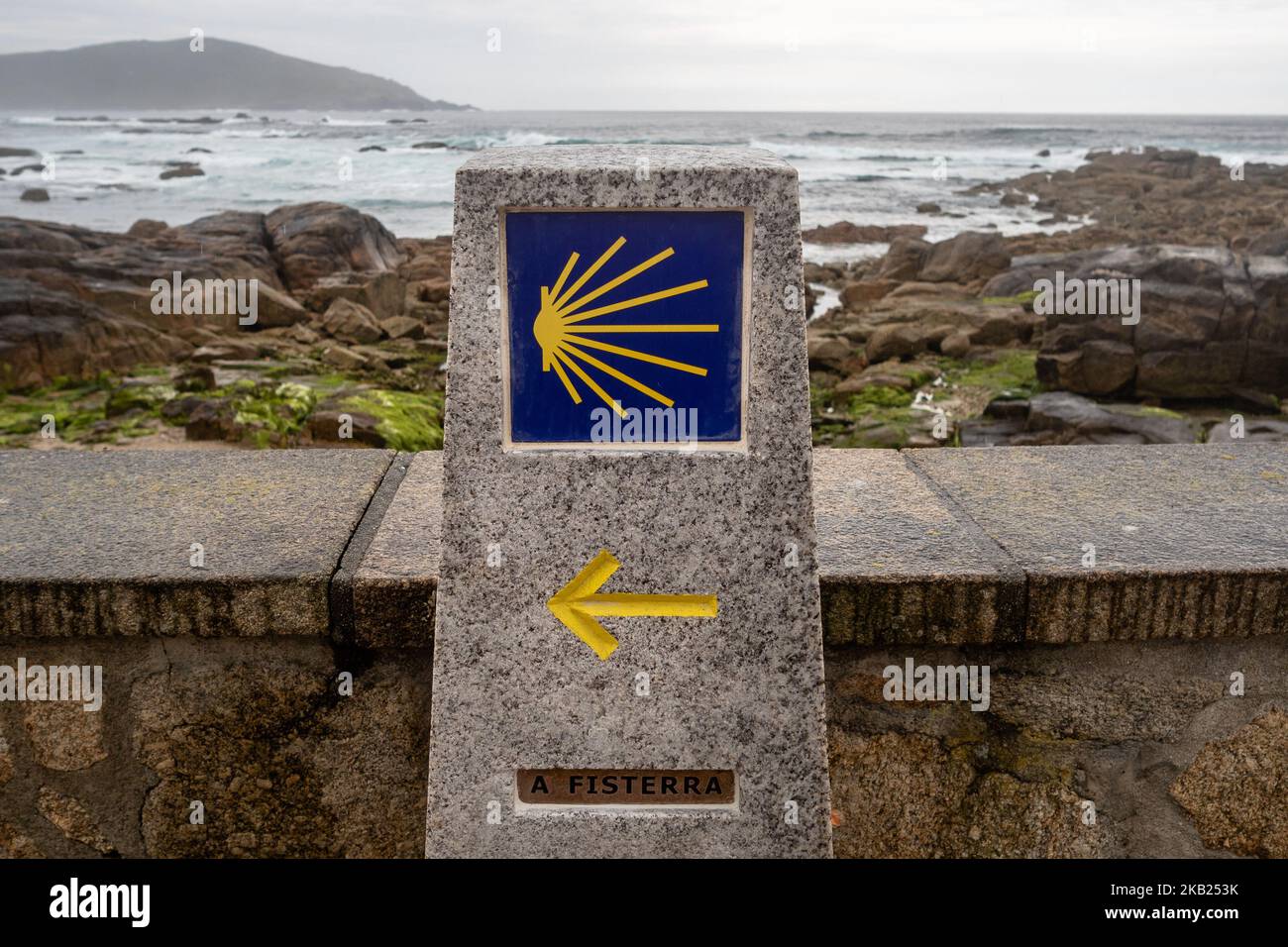 May-June 2018, Spain. The Camino de Santiago (the Way of St. James) is ...