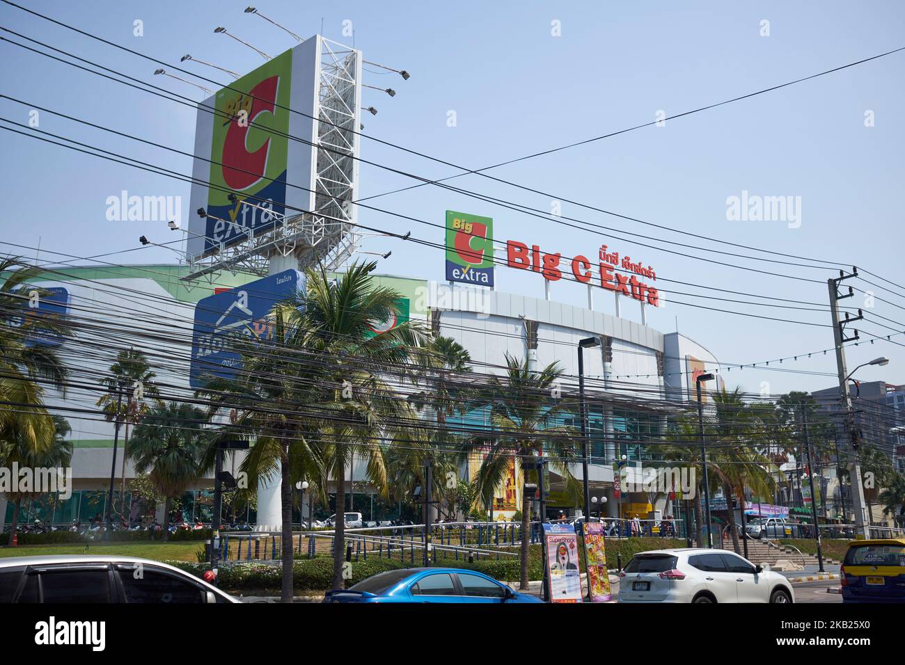 Big C Extra Shopping Centre Downtown Pattaya Thailand Stock Photo - Alamy