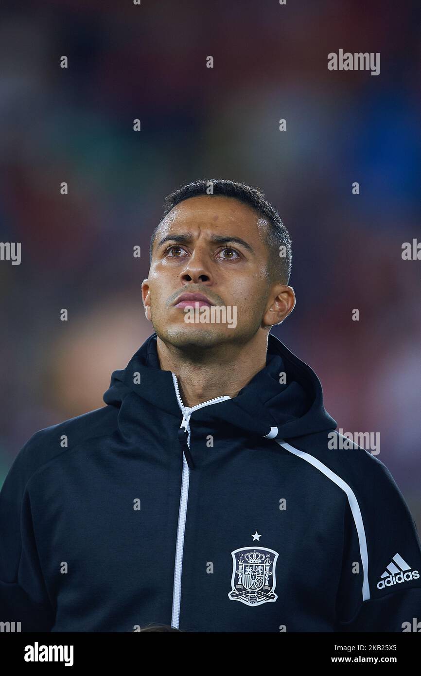 Thiago Alcantara of Spain looks on during the UEFA Nations League A ...