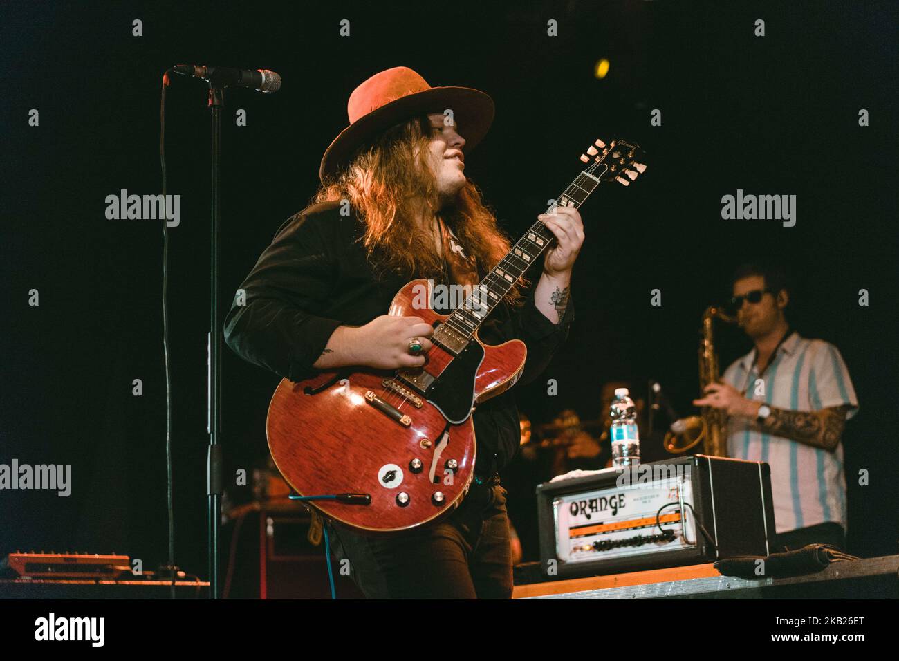 The american blues rocker The Marcus King Band performing live at ...