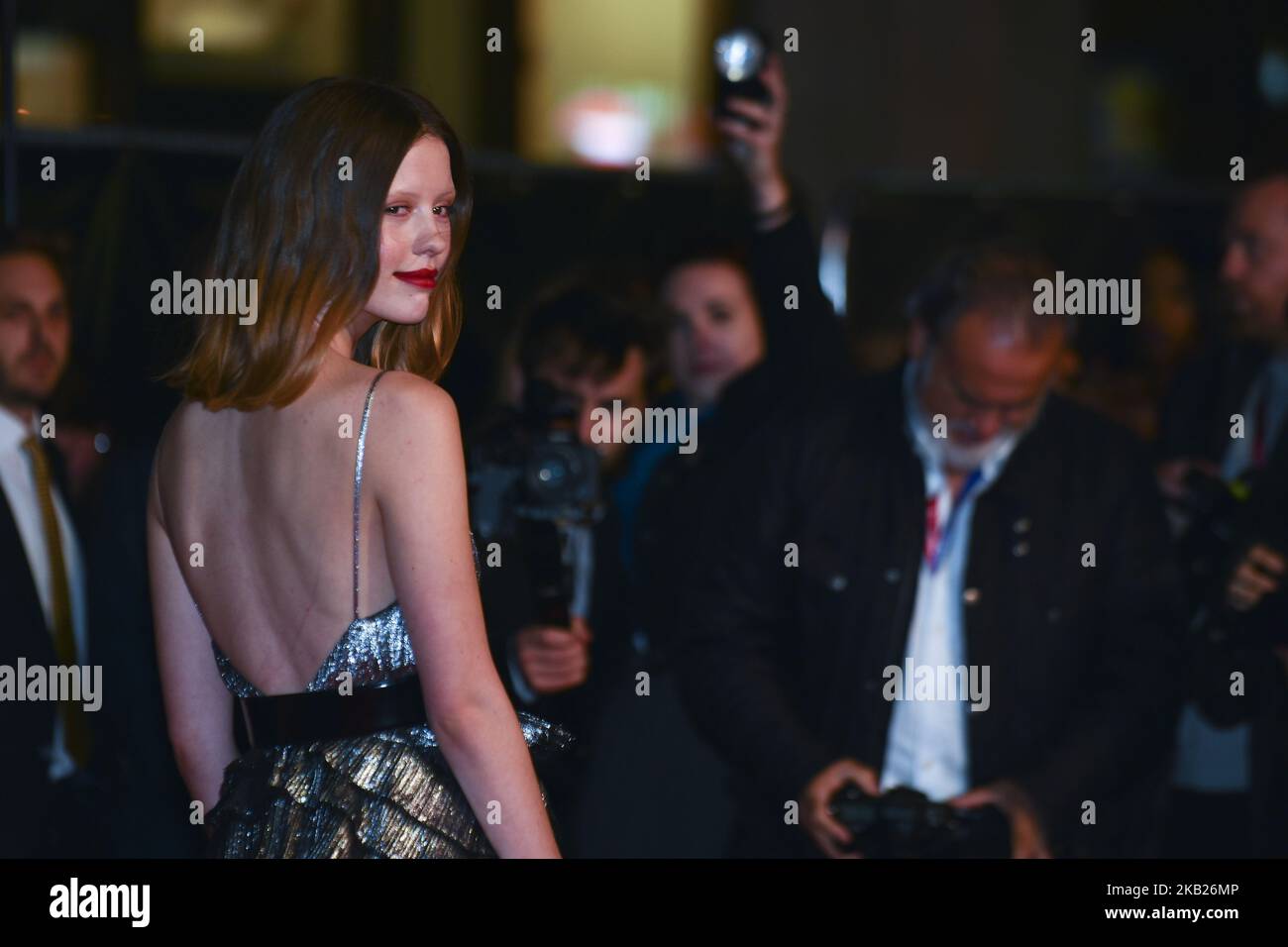 Mia Goth attends the UK Premiere of 'Suspiria' & Headline Gala during ...