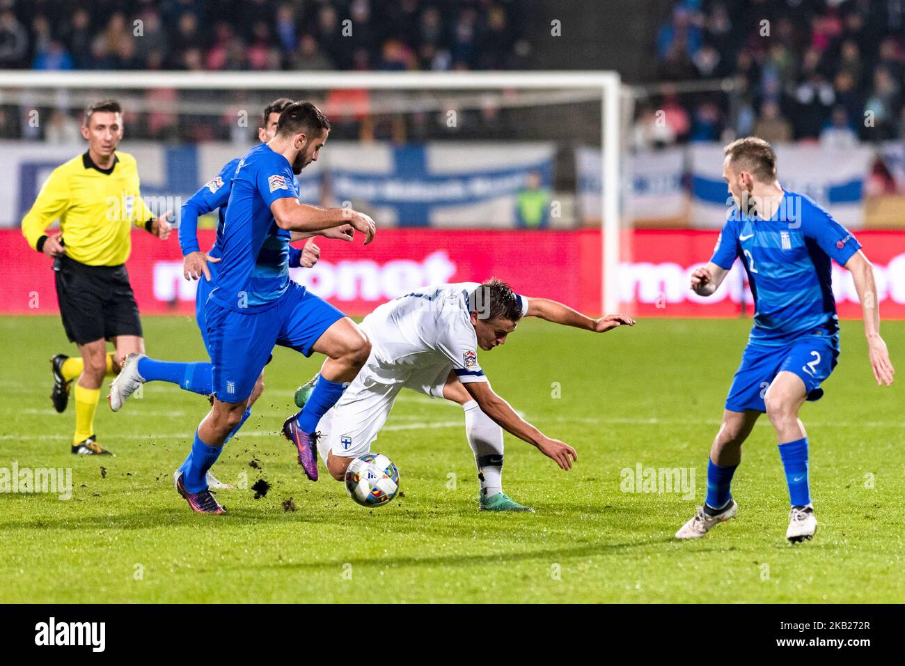 Finland's Robin Lod during the UEFA Nations League group stage football ...