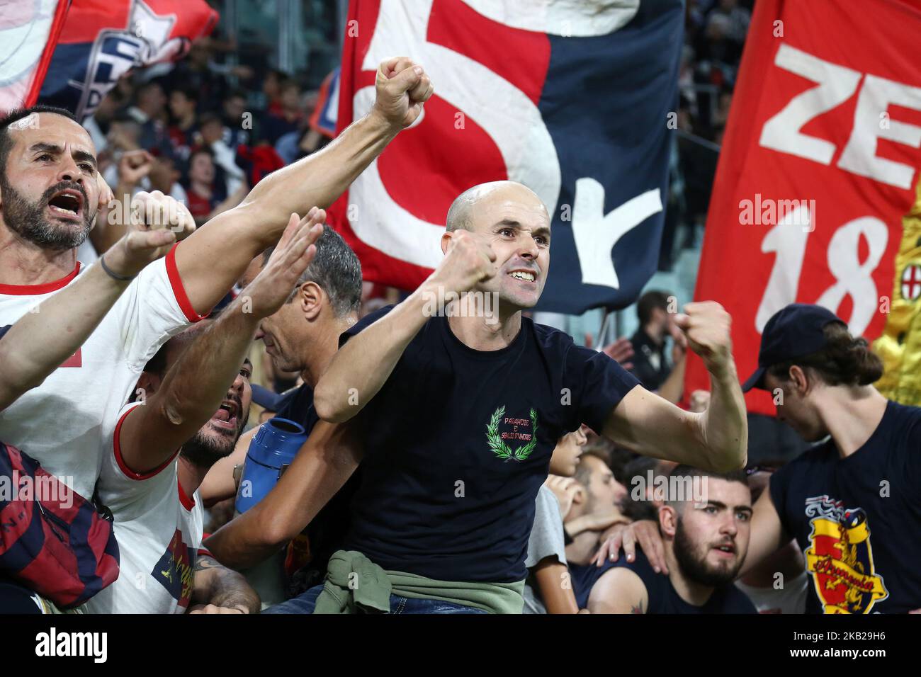 Genoa fans hi-res stock photography and images - Alamy