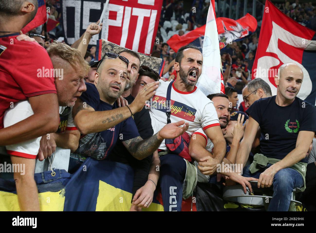 Genoa fans hi-res stock photography and images - Alamy