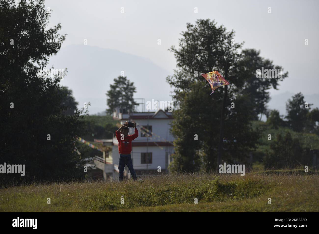 Dashain ping hi-res stock photography and images - Alamy