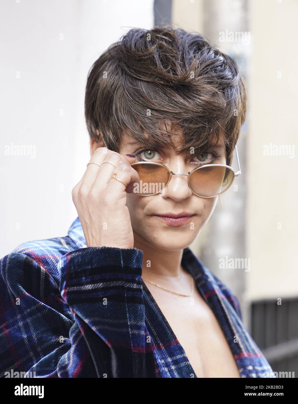 Actress Maria Leon attends 'Sin Fin' photocall on October 22, 2018 in ...