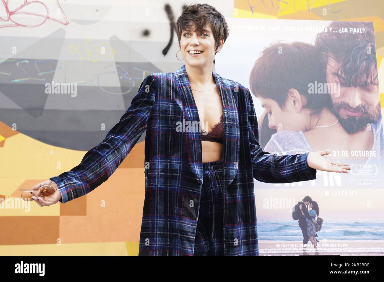Actress Maria Leon attends 'Sin Fin' photocall on October 22, 2018 in ...
