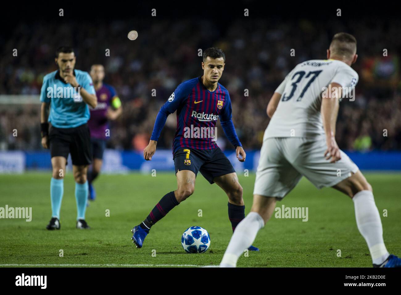 07 Coutinho from Brasil of FC Barcelona during the UEFA Champions ...
