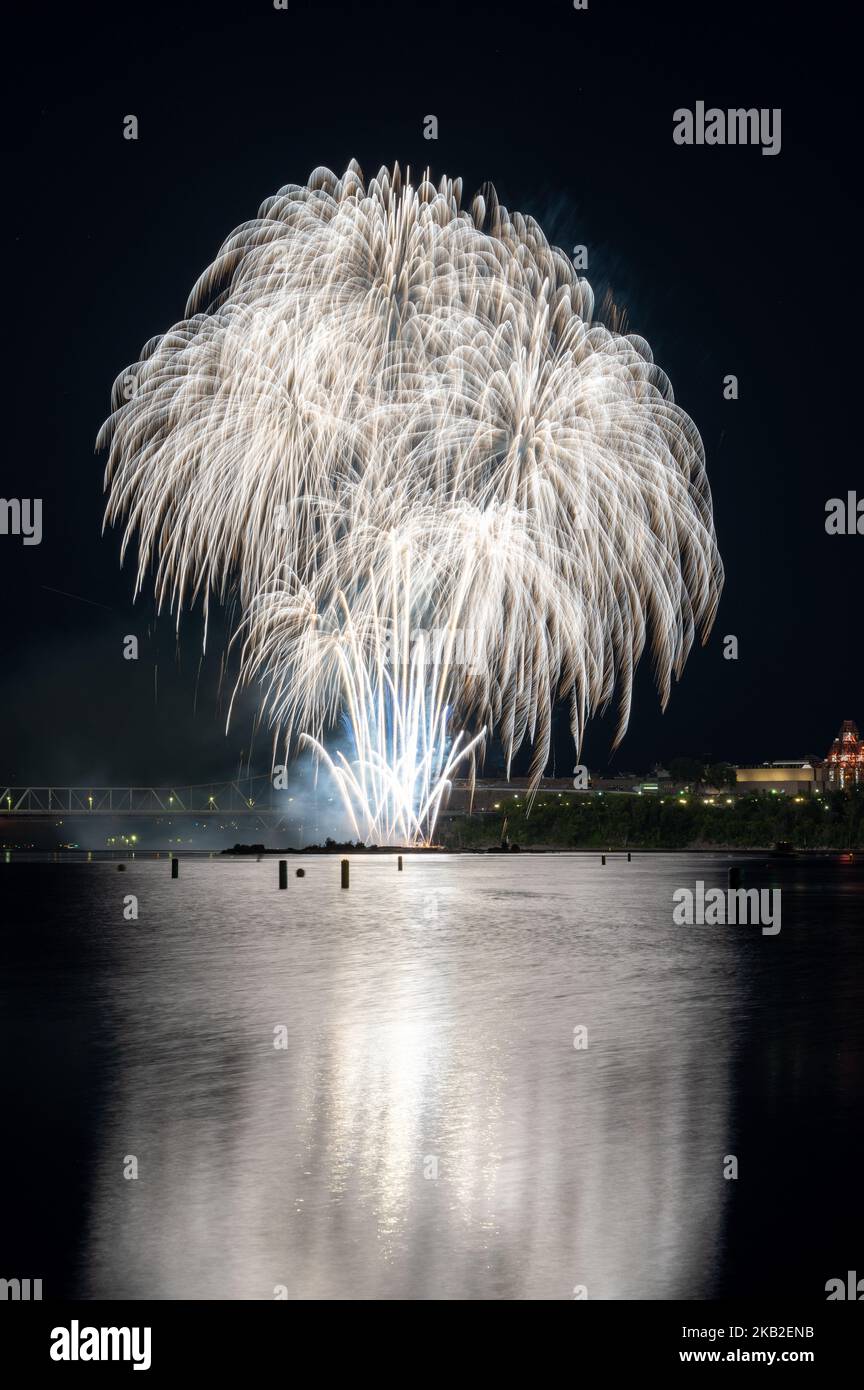 Canada parliament hill firework hi-res stock photography and images - Alamy