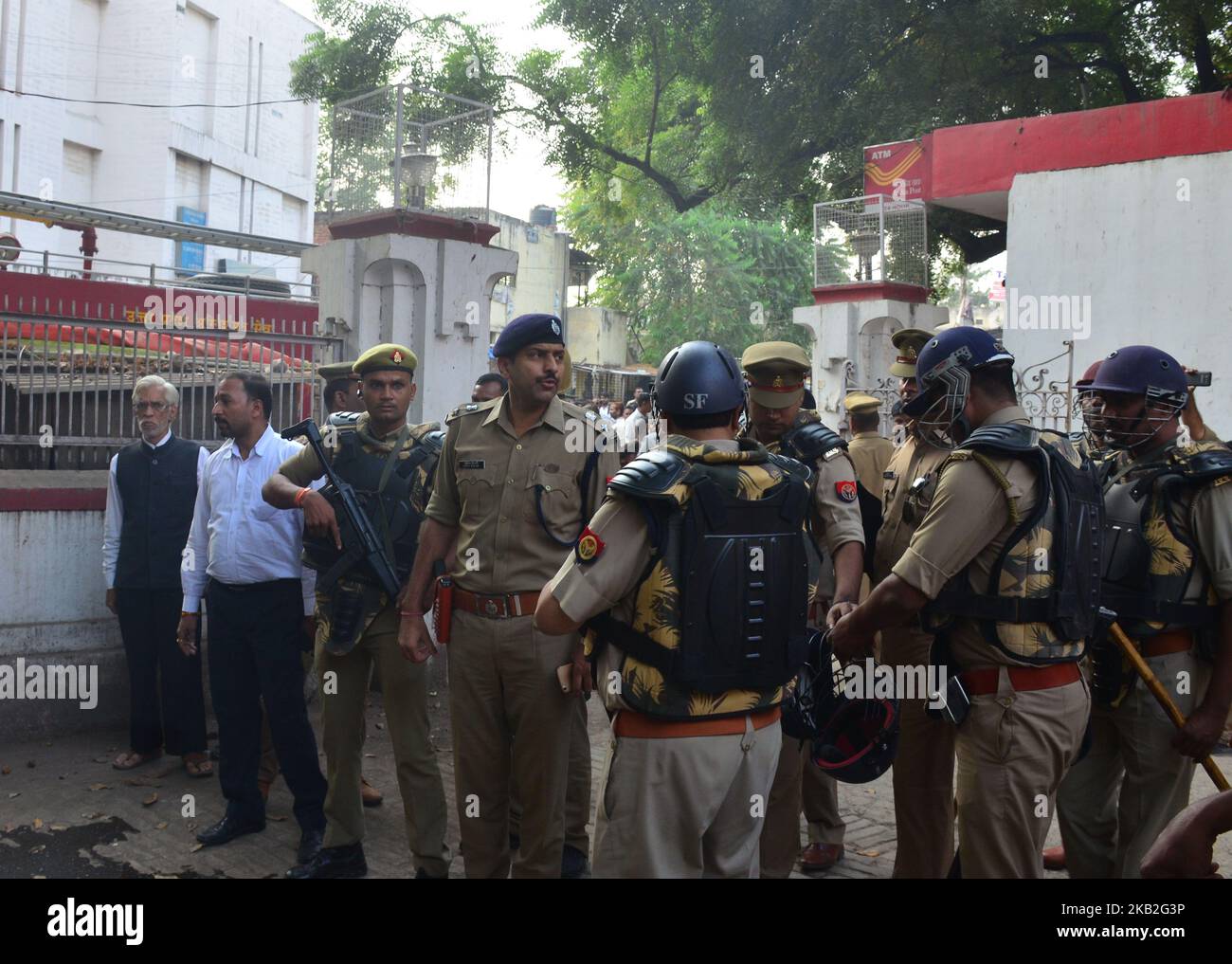 News general news social issue demonstration clashes allahaba d india ...