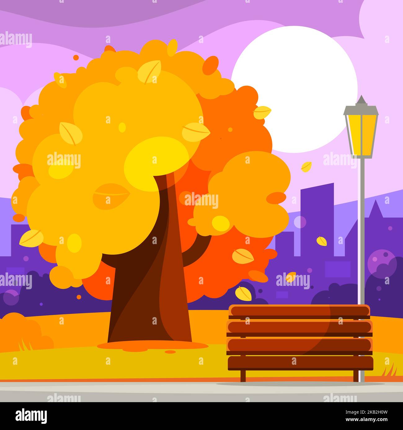 Autumn background with leaves. Can be used for poster, banner, flyer ...
