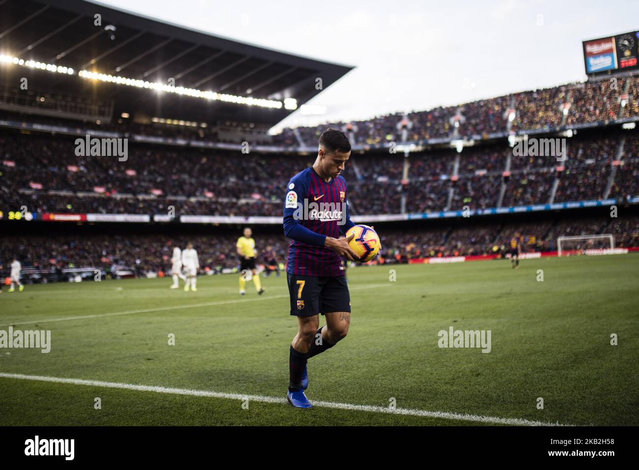 07 Coutinho from Brasil of FC Barcelona during the Spanish championship ...