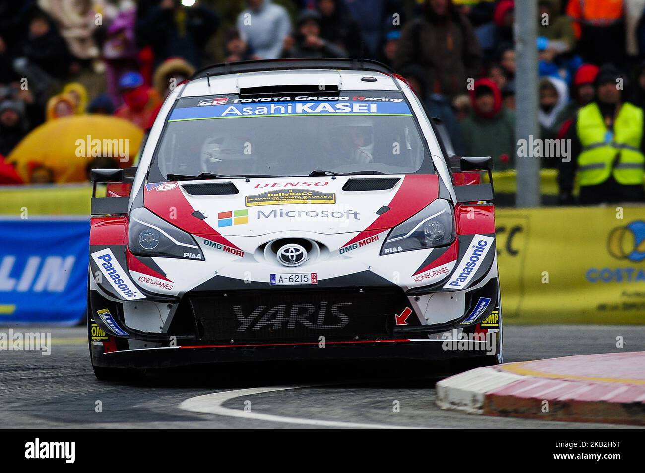 The Finnish driver Esapekka Lappi and his co-driver Janne Ferm, of ...