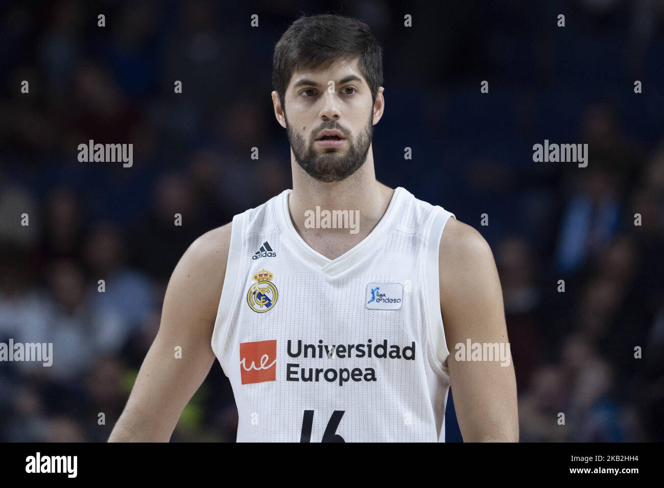 Santiago Yusta Garca of Real Madrid during their Liga Endesa basketball ...